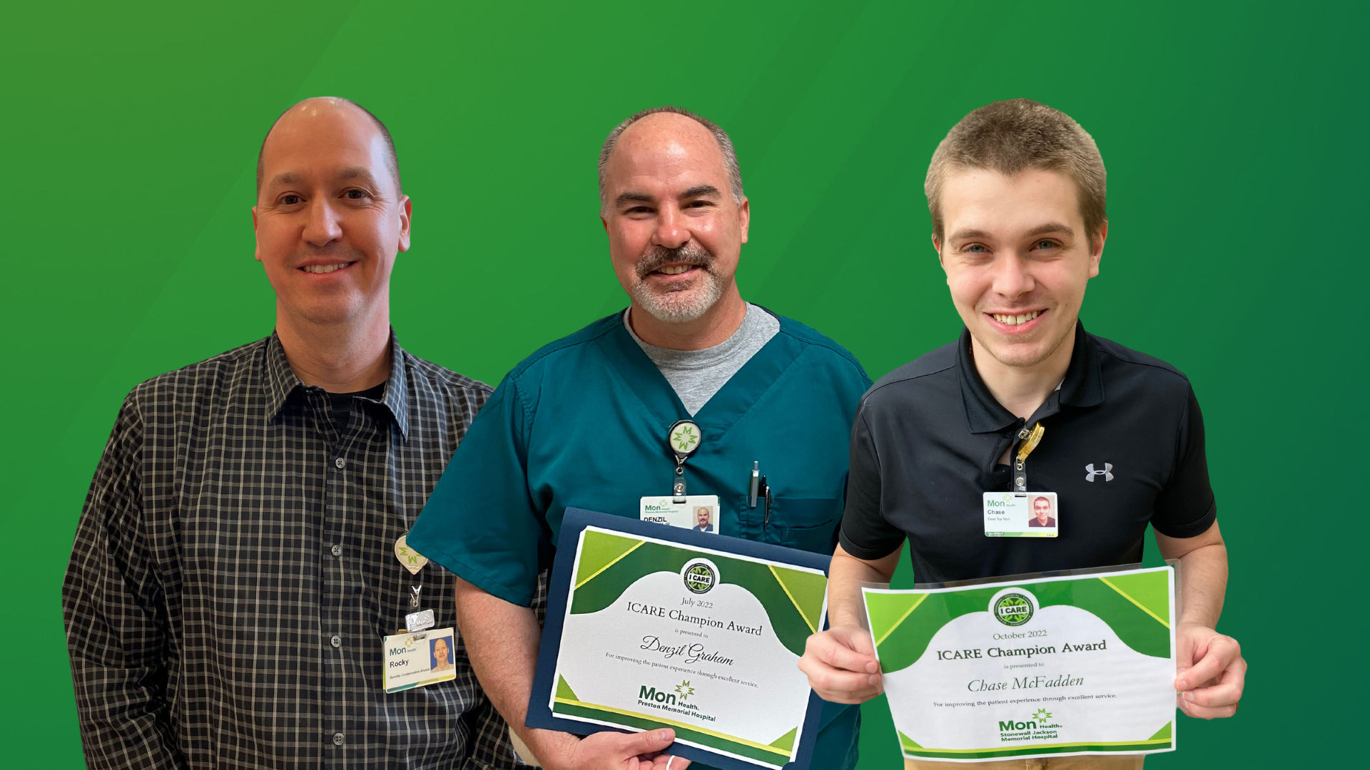 Mon Health System Recognizes 2022 ICARE Champions of the Year ...
