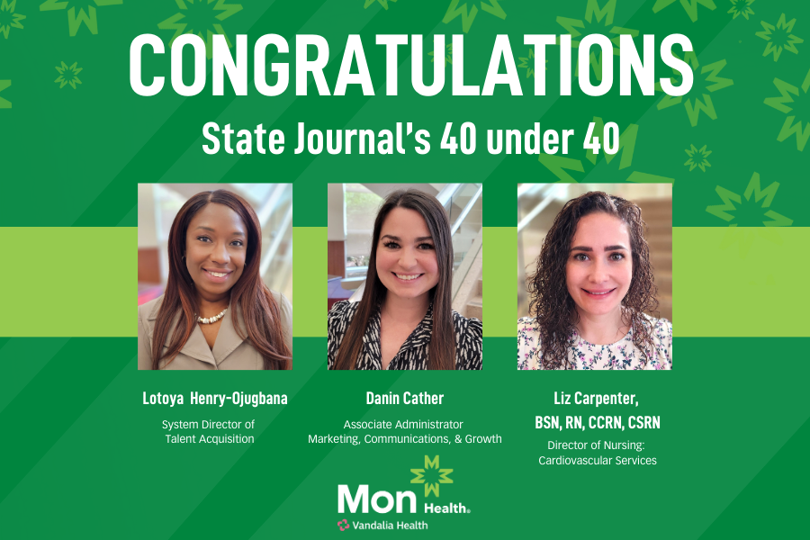 Mon Health System Employees Named Generation Next 40 Under 40 ...