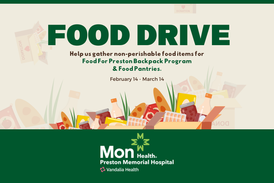 Mon Health Preston Memorial Hospital Hosts Annual Food Drive to Benefit ...